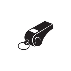 Long whistle icon realistic style Royalty Free Vector Image