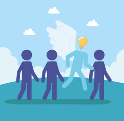 Unique think different Royalty Free Vector Image