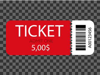 Red Movie Ticket Vector Images (over 2,000)
