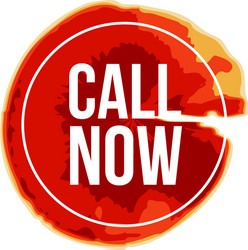 Call now label template design Royalty Free Vector Image