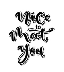 Nice to Meet You Vector Images (61)