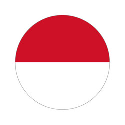 Indonesia Flag Circle Vector Images (over 310)
