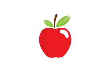 Red apple icon image Royalty Free Vector Image