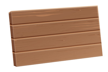 Colored wooden planks empty boards for game Vector Image