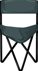 Foldable folding chair cartoon Royalty Free Vector Image