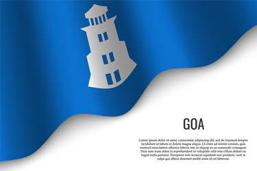 Waving flag template for independence day Vector Image