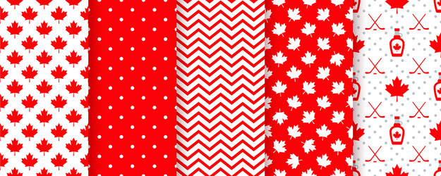 Happy canada day banner Royalty Free Vector Image