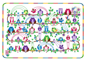 Vintage cartoon numbers cards educational Vector Image