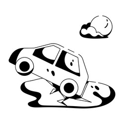 Stuck mud Royalty Free Vector Image - VectorStock