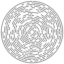 Circular concentric arrows cyclic cycle Royalty Free Vector