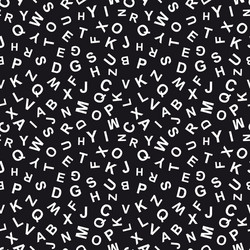 Abc seamless pattern Royalty Free Vector Image