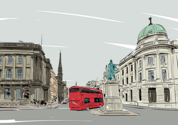 Edinburgh Drawing Sketch Vector Images (63)