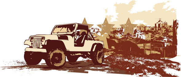 Old Military Jeep Vector Images (95)