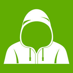 Hood icon simple style Royalty Free Vector Image