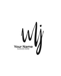 M J Letter Calligraphy Vector Images (over 300)