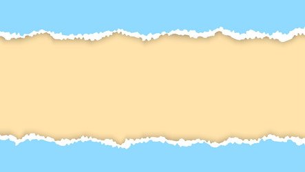 Minimal colorful gradient ripped paper torn Vector Image