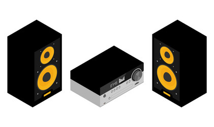 Music speaker Royalty Free Vector Image - VectorStock