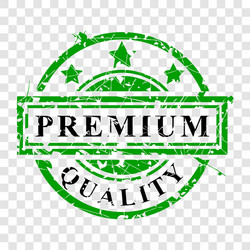 Simple green rubber stamp premium quality Vector Image