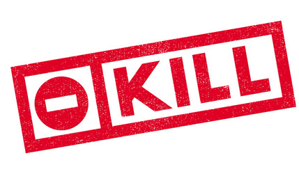 Kill rubber stamp Royalty Free Vector Image - VectorStock