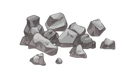 Gravel Pile Vector Images (over 2,000)
