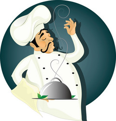 Professional chef Royalty Free Vector Image - VectorStock