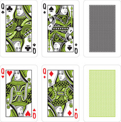 Skeleton playing card Royalty Free Vector Image