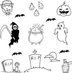 Scary Doodle Vector Images (over 21,000)