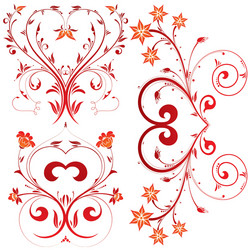 Valentine hearts Royalty Free Vector Image - VectorStock