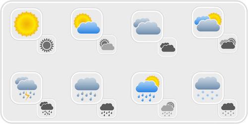 Weather indicator Royalty Free Vector Image - VectorStock