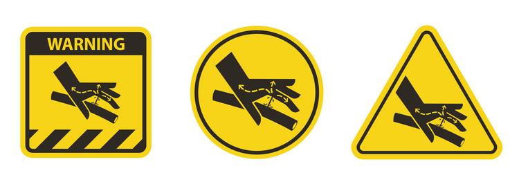 Skin puncture hydraulic line symbol sign isolate Vector Image