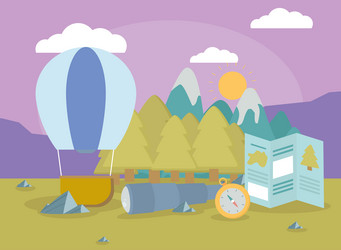 Pretty geography Royalty Free Vector Image - VectorStock