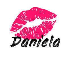 Daniela Royalty Free Vector Image - VectorStock