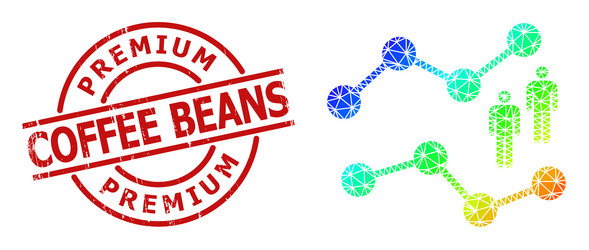 Grunge under investigation stamp print Royalty Free Vector