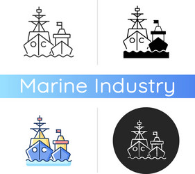 Design technology and fleet icon Royalty Free Vector Image