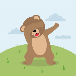 Bear Dabbing Vector Images (72)