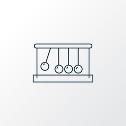 Kinetics icon line symbol premium quality Vector Image