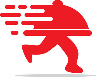 Food guy logo Royalty Free Vector Image - VectorStock