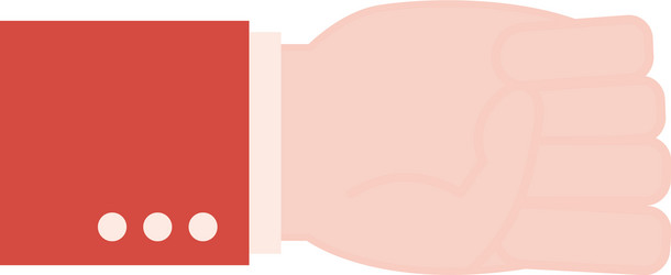 Hand sign language alphabet flat style icons Vector Image