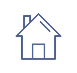 White home icon Royalty Free Vector Image - VectorStock