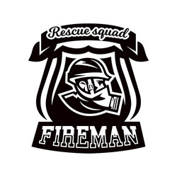 Fireman logo design Royalty Free Vector Image - VectorStock