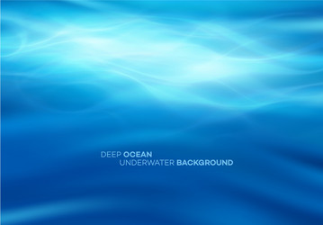 Blue deep water and sea abstract natural Vector Image