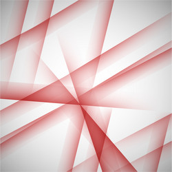 Abstract red lines on a white background Vector Image