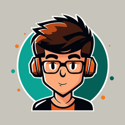Student avatar user profile icon Royalty Free Vector Image