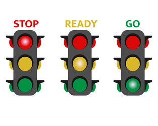 Traffic Sign Stop Wait Go Vector Images (over 170)