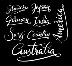 Lettering Australia Calligraphy Vector Images (over 300)