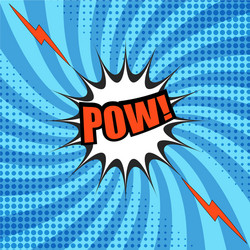 Blank Comic Book Pow Vector Images (over 110)