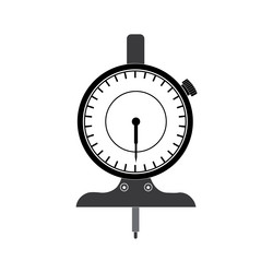 Dial indicator icon Royalty Free Vector Image - VectorStock