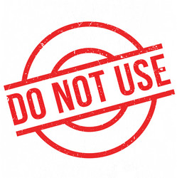 Do not use rubber stamp Royalty Free Vector Image
