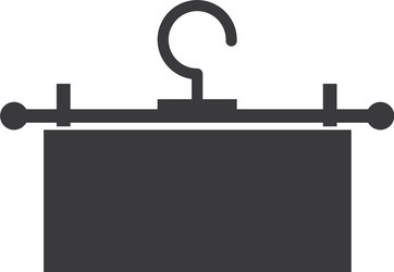 Hanger logo icon design Royalty Free Vector Image