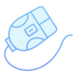 Computer mouse flat icon click color icons Vector Image